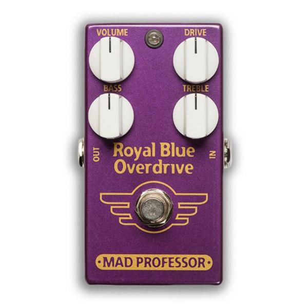 Royal Blue Overdrive (RBO) は、軽いオーバードライブからディストーションまで、そしてディストーション・ノブがミニマム設定のときには EQ を搭載したブースターとしても使用できる、幅広いトーンを持ったオーバードライブ...