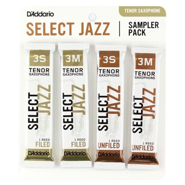 ※商品の性質上、商品の返品・交換はお受け出来ません。D'Addario Woodwinds/RICO LDADSPJZSTS3S ジャズセレクト テナーサックス リード サンプラーパック [F3S F3M UF3S UF3M]Jazz Se...