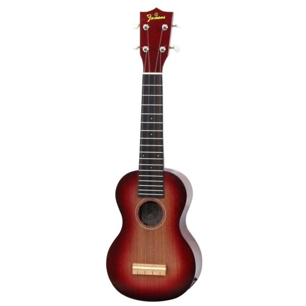 ※生産ロットによりナット、サドルの材質、色が掲載画像と異なる場合がございます。あらかじめご了承ください。Famous FS-7G ソプラノウクレレフレット数、ロゼッタ、サンバースト塗装など、こだわりのある1本をお探しの方に・・・。【特徴】・...