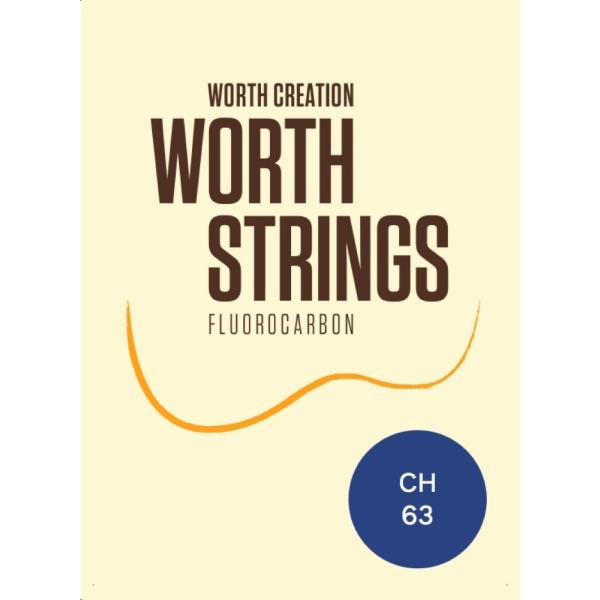 Worth Strings CH Heavy ウクレレ弦釣り糸などで使用される「フロロカーボン」と呼ばれる素材を使った Worth （ワース）弦。特徴は伸びにくく、湿温度の変化に強いという点。「よりヌケの良い音」がお好みの方にオススメです！...