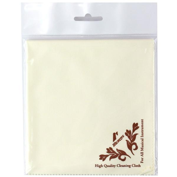 MORRIS INSTRUMENT CLOTH アイボリー 楽器用クロス柔軟で滑らかな素材を使用した楽器用クロス。ギターに限らずピアノ、管楽器など多くの楽器で使用可能です。サイズは約270×400mm。1色1枚入りカラー：アイボリー