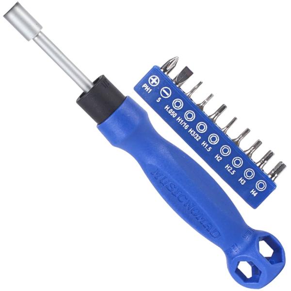 MUSIC NOMAD MN228 The Octopus 17in1 パーフェクトテックツール。17in1なパーフェクトテックツール。MN228 さえあれば、たくさんのドライバーやレンチの束を持ち歩く必要はありません！MN228の特許出願...