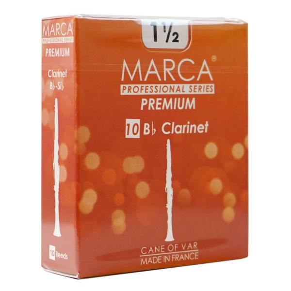 MARCA PREMIUM B♭クラリネット リード [1.1/2] 10枚入り※商品の性質上、商品の返品・交換はお受け出来ません。最高品質を誇るマーカ社が保管するケーン材の中から選び抜かれた、希少な最上級素材を用いて製造されるモデルです。...