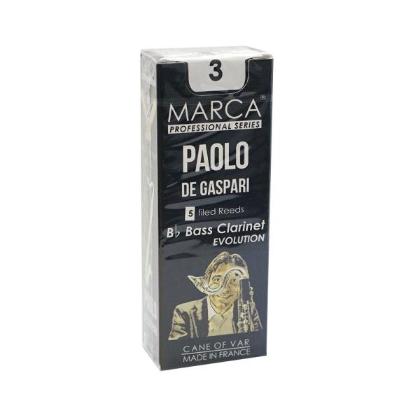 MARCA Paolo De Gaspari バスクラリネット リード [3] 5枚入り※商品の性質上、商品の返品・交換はお受け出来ません。ヨーロッパの著名バスクラリネット奏者、パオロ・デ・ガスパリ氏監修のシグネチャーモデルです。クラリネッ...