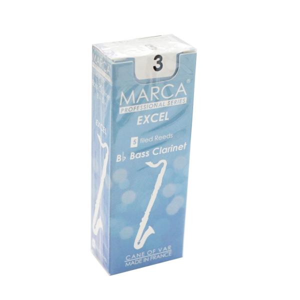 MARCA EXCEL バスクラリネット リード [3] 5枚入り※商品の性質上、商品の返品・交換はお受け出来ません。マーカ・エクセルリードのコンセプトは、「あらゆるジャンルの奏者にも満足されるリード」。マーカ社では長年の研究を行ってきまし...