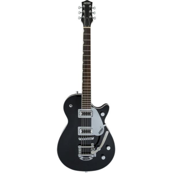 GRETSCH G5230T Electromatic Jet FT Single Cut with Bigsby Black エレキギターエレクトロマティック・コレクションより、チャンバード・ボディ構造を用いたシングル・カッタウェイのJe...