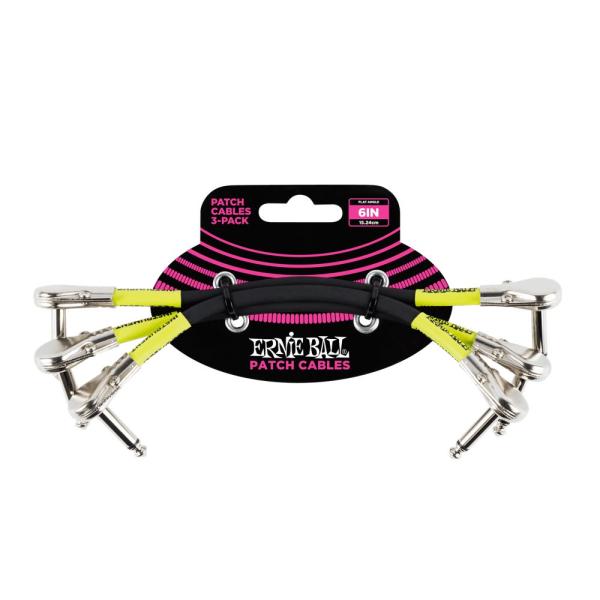 非常にフレキシブルな楽器用シールド・ケーブルの6" Flat Angle / Flat Angle Patch Cable(6インチ・フラット・アングル・パッチ・ケーブル)のが登場しました。