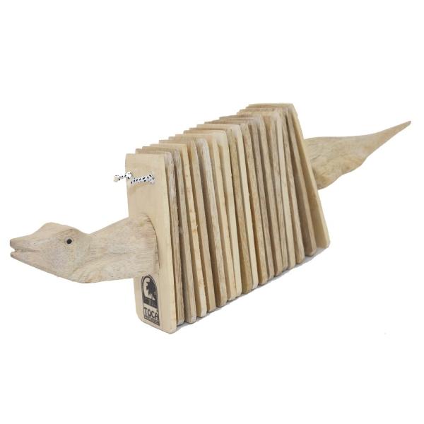 TOCA T-GC Gecko Clacker ゲッコークラッカー※製造時期によって色味が異なる事がございます。あらかじめご了承ください。CLACKERGECKO WOODEN CLACKERミステリアスからクールな効果まで、リズムにスパイ...