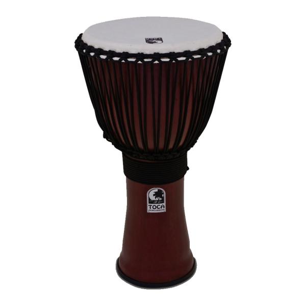 TOCA TF2DJ-14R Freestyle II Djembe 14" Red Synthetic Head ジャンベフリースタイルIIシリーズのライトウェイトなジャンベは、耐候性に優れ、とても丈夫に作られているのでドラム・サークルで...