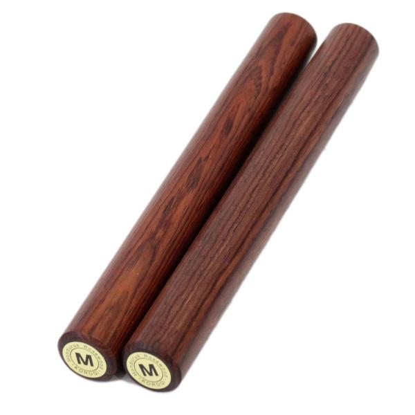 こおろぎ CVR-M Claves クラベス 丸型 ホンジュラスローズ材最上の木琴用木材、ホンジュラスローズウッド使用。