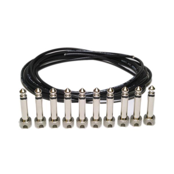 パッチケーブルキット ソルダーレス 3 Monkeys Solderless 1/4" Pedalboard Patch Cable Kit。3 Monkeysの1/4" Pedalboard Patch Cable Kitは、オリジナル設...