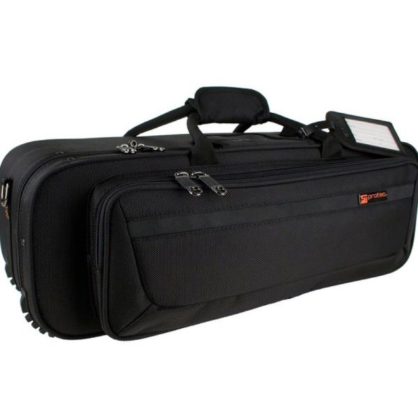 トランペット用のセミハードケースです。スロットスタイルで収納するタイプのケースです。収納性が高く大きなポケットが外側についており、中には小物の整理にも便利なオーガナイザーがあります。ショルダーストラップが付属していますが、別売りの「バックパ...