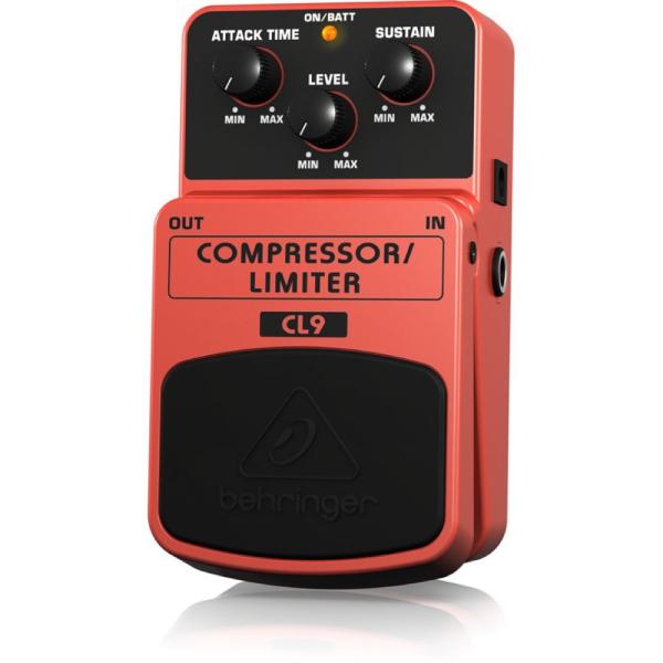 BEHRINGER CL9 COMPRESSOR LIMITER ギターエフェクターギター用エフェクトペダル。音の粒立ちを整え、力強さとサステインを加えるコンプレッサー/リミッター【特長】・クリーンギターにはパーカッシブな力強さを、リードギ...
