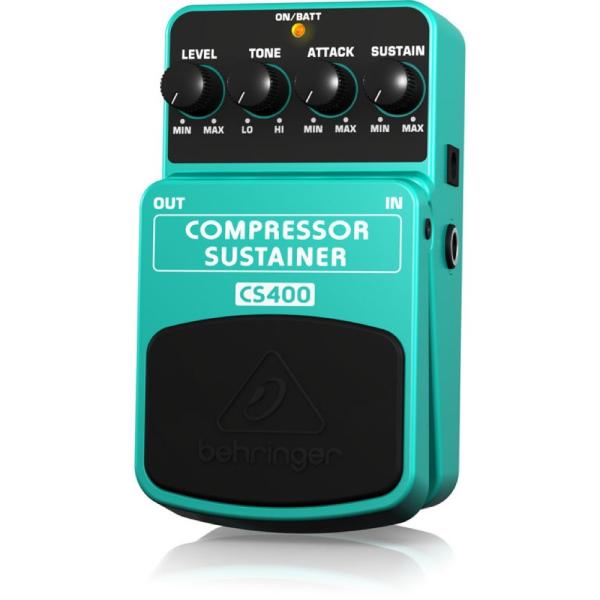 BEHRINGER CS400 COMPRESSOR SUSTAINER ギターエフェクターギター用エフェクトペダル。大きな音量を押さえ、低域を強調するコンプレッサー/サステイナー【特長】・極めて滑らかなコンプレッションと無限のサステインを...
