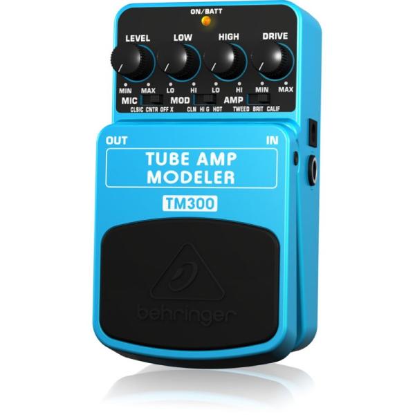 BEHRINGER TM300 TUBE AMP MODELER ギターエフェクターギター用エフェクトペダル。真空管アンプによるクリーン、クランチディストーションサウンドを再現【特長】・3つのクラシカルなギターアンプモデリング、3つのゲイン...