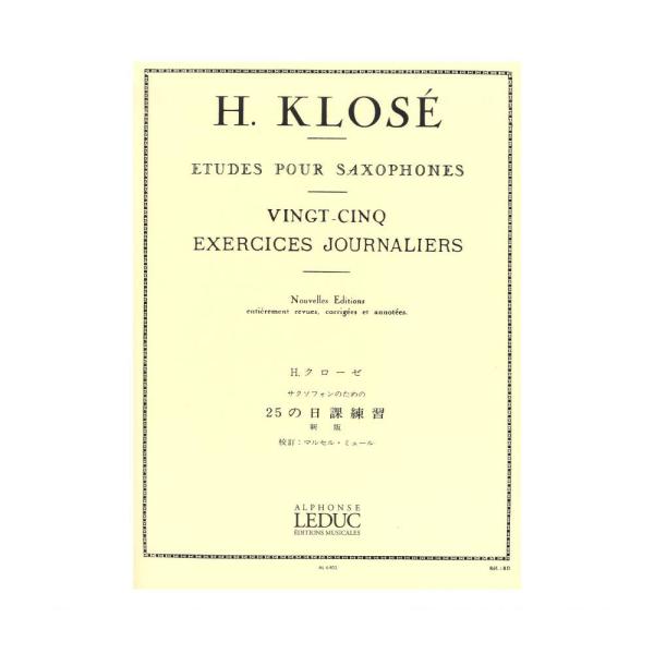 フランスの伝統ある出版社、LEDUC(ルデュック)社のライセンス版初心者から中級者向けの日課練習曲集。速いパッセージを演奏するための必須教則本。前半はスケールを中心としたシンプルなフレーズ、後半は臨時記号や複雑なアーティキュレーションを学びます。