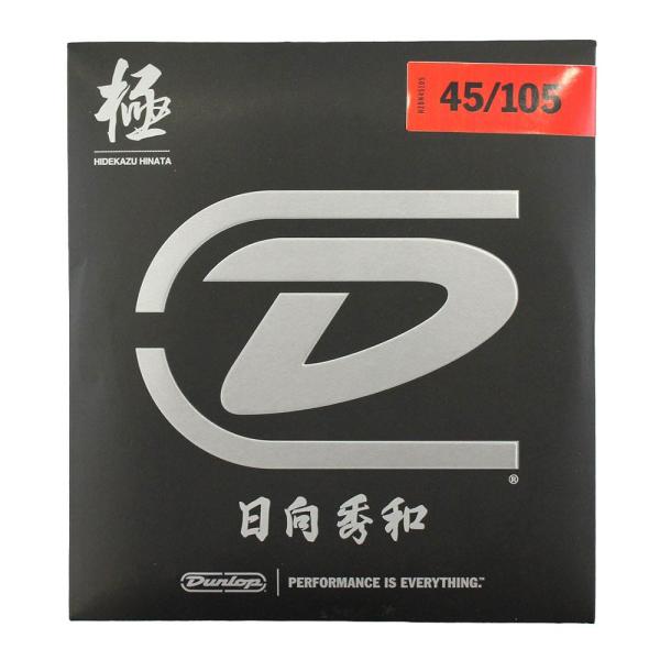 JIM DUNLOP HZBN45105 BASS-NKL45/105 HIDEKAZU HINATA 日向秀和 シグネチャー ベース弦米カリフォルニアのジム・ダンロップ自社工場で丁寧に生産しているニッケル・ワウンド弦。日本人としては初のシ...
