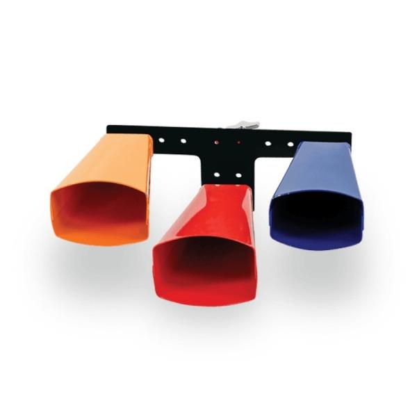 LP LP570LTC Giovanni Melody Bells カウベルセットGiovanni Hidalgo のアイデアで製作された３つのピッチを組み合わせたカウベルセットです。３色カラーと黒一色があり、それぞれハイピッチとローピッチ...