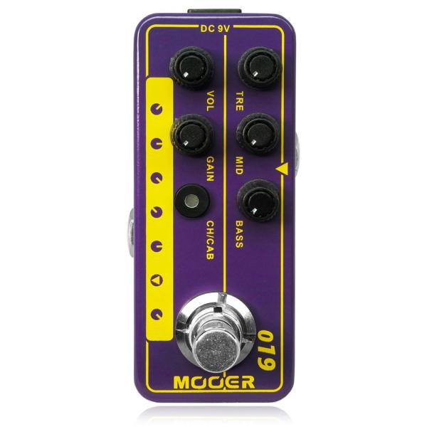Mooer Micro Preamp 019 プリアンプ ギターエフェクター アンプシミュレーター Mooer Micro Preamp 019は、クラシックなブリティッシュ50Wアンプのサウンドを再現します。2017年、Mooerはかのト...