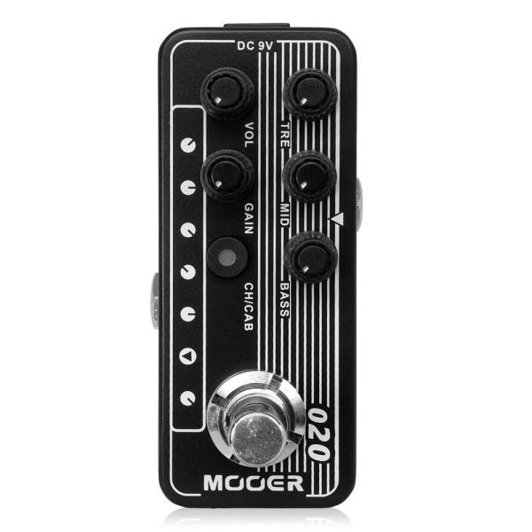 Mooer Micro Preamp 020 プリアンプ ギターエフェクター アンプシミュレーター Mooer Micro Preamp 020は、世界一のギターアンプと評価されたEL84/36WのクラスAハンドワイヤードアンプサウンドをキ...