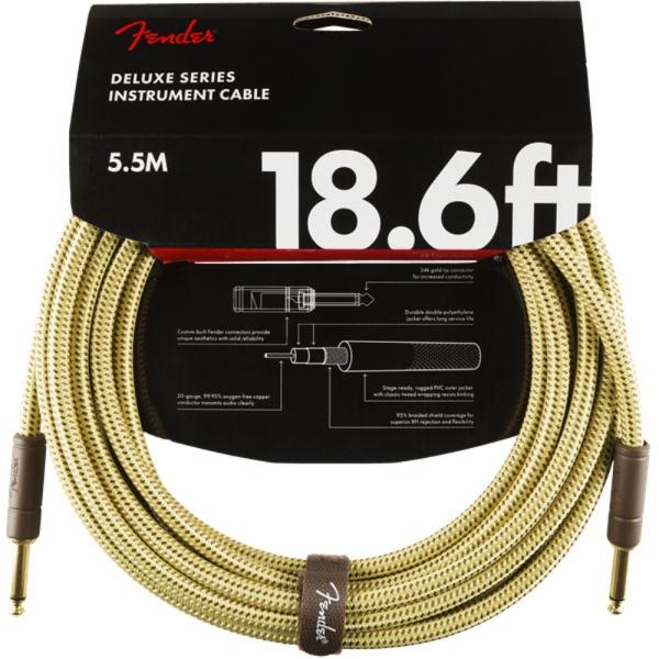 フェンダー Fender Deluxe Series Instrument Cables SS 18.6' Tweed ギターケーブル ギターシールド Fender Deluxe Series楽器用ケーブルは、最高品位の材と編組シールディン...