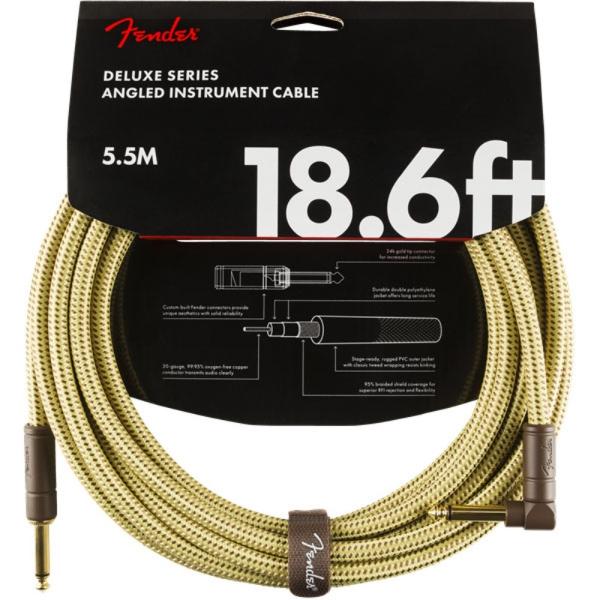 フェンダー Fender Deluxe Series Instrument Cables SL 18.6' Tweed ギターケーブル ギターシールド Fender Deluxe Series楽器用ケーブルは、最高品位の材と編組シールディン...