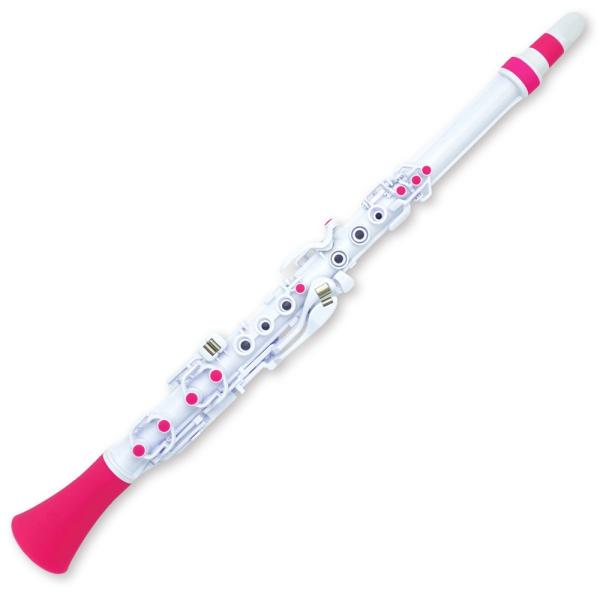 NUVO N120CLPK Clarineo 2.0 White/Pink New クラリネオ 白/ピンク プラスチッククラリネットクラリネットよりコンパクトで軽量、他のリード楽器に比べ軽く吹くだけで音を出すことが可能な、誰にでも楽しめる新...