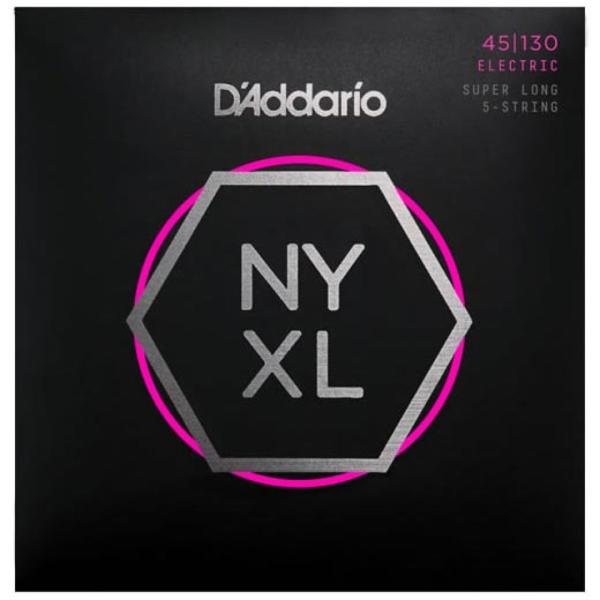 D'Addario NYXL45130SL Super Long Scale 5-String 5弦エレキベース弦NYXLシリーズD'Addario独自の高炭素カーボン「NY STEEL」を芯弦に採用し、既存のベース弦よりさらに広いダイナミ...