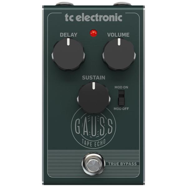 エコー エフェクター tc electronic GAUSS TAPE ECHO テープエコー ギターエフェクター  tc electronic GAUSS TAPE ECHO テープエコー エフェクター。伝説的なテープエコーはウォーミーで...