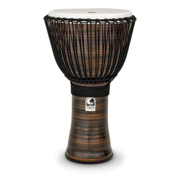 TOCA TF2DJ-14SCB ジャンベFreestyle II Djembe 14" - Spun Copper - Synthetic Head with BagフリースタイルIIシリーズのライトウェイトなジャンベは、耐候性に優れ、と...