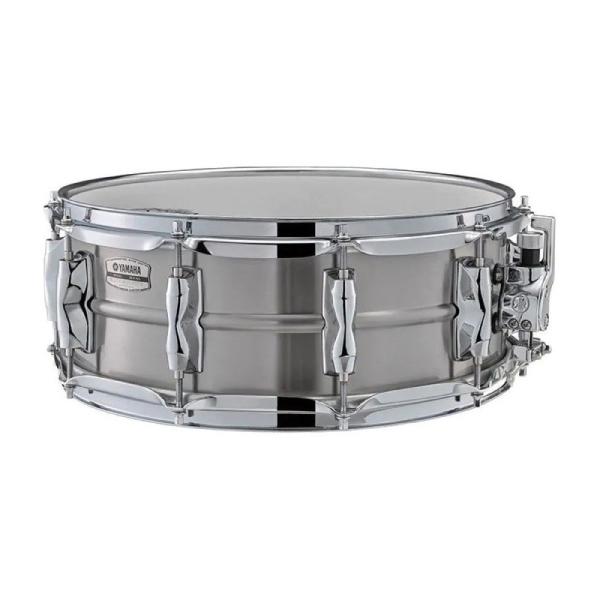ヤマハ YAMAHA RLS1455 スネアドラムRecording Custom Stainless Steel Snare Drums 14"×5.5" ステンレススティールシェルのスネアドラムです。華やかさと軽やかさをあわせ持ち、タイ...