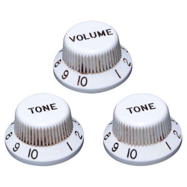 スカッド ギターパーツ ノブ MRC-STKN50W-SET Master Relic Collection ホワイト コントロールノブ SCUD。国内外から優れた楽器パーツを集めリペアや製作の現場からも高い評価を受けているSCUD(スカッ...