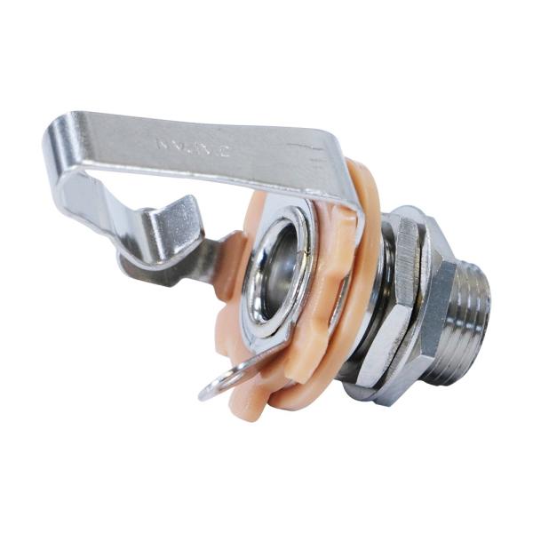 スカッド ギタージャック OJ-65 国産 モノラルジャック ギターパーツ SCUD。※ギターパーツの取り扱いには、相応の技術と知識が必要になります。自己責任にて取り扱い可能な方のみ、ご検討下さい。取り付け時に起った、楽器及びパーツの破損・...