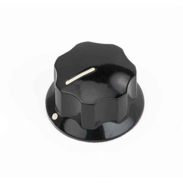 フェンダー ギターパーツ ノブ Deluxe Jazz Bass Upper Concentric Knob Black コントロールノブ Fender。※ギターパーツの取り扱いには、相応の技術と知識が必要になります。自己責任にて取り扱い可...