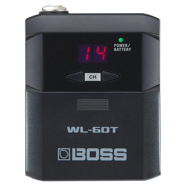 ギターワイヤレス 送信機 BOSS WL-60T Wireless Transmitter ギターワイヤレストランスミッター（送信機）  WL-60用のスペア・トランスミッター。WL-60Tは、ワイヤレス・システムWL-60と互換性のあるト...