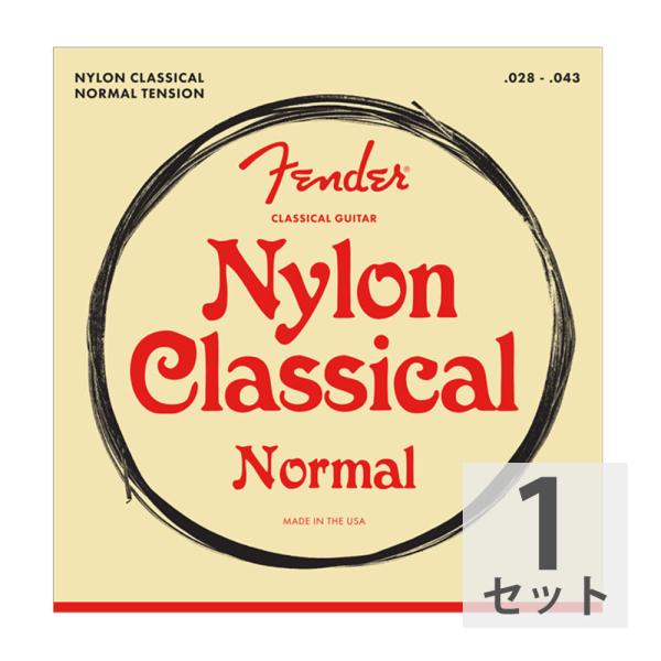 Fender Nylon Acoustic Strings 100 Clear/Silver Tie End Gauges 028-043 クラシックギター弦信頼性の高いナイロン弦セットを求めるクラシックギタープレイヤーとフィンガースタイリ...
