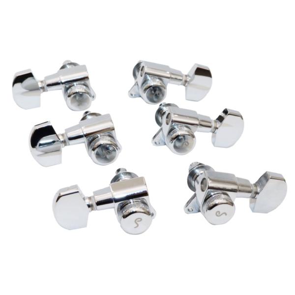 シャーラー ギターペグ M6 135 Locking CH 3L3R ギター用ペグ 6個セット SCHALLER。※パーツの取り扱いには、相応の技術と知識が必要になります。自己責任にて取り扱い可能な方のみ、ご検討下さい。取り付け時に起った、...