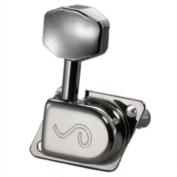 シャーラー ギターペグ F-Series 70's Ni 6L ギター用ペグ 6個セット SCHALLER。※パーツの取り扱いには、相応の技術と知識が必要になります。自己責任にて取り扱い可能な方のみ、ご検討下さい。取り付け時に起った、楽器及...