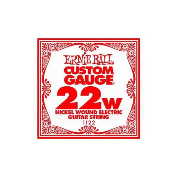 ERNIE BALL 1122 NICKEL WOUND 022 ギター用バラ弦スズ・メッキ・ヘックス・スティール・コア(六角形をした芯線)にニッケル・メッキ・スティール・ワイアーを巻いたワウンド弦です。癖がなくバランスのとれたサウンドが特...