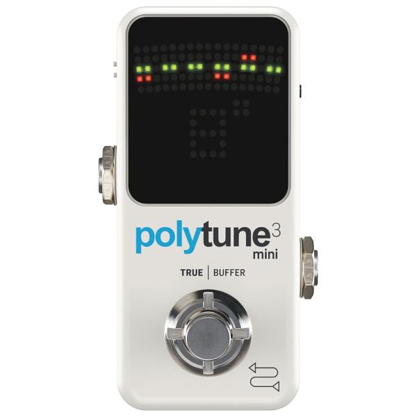 tc electronic PolyTune 3 mini バッファー内蔵 ペダルチューナー。polytuneの輝かしい歴史を継承したPOLYTUNE3 MINIは常時ONモード、高い評価を受けるBONAFIDE BUFFER回路などかつて...