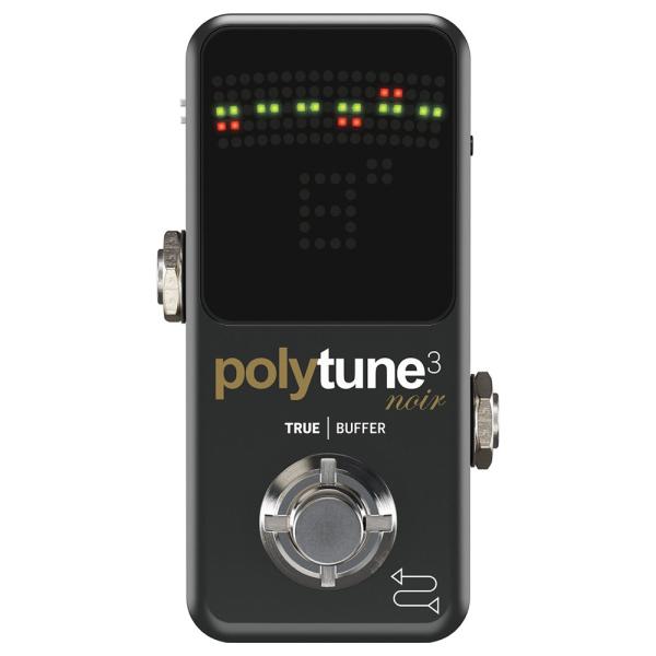 tc electronic PolyTune 3 noir バッファー内蔵 ペダルチューナー。polytuneの輝かしい歴史を継承したPOLYTUNE3 NOIRは常時ONモード、高い評価を受けるBONAFIDE　BUFFER回路などかつて...