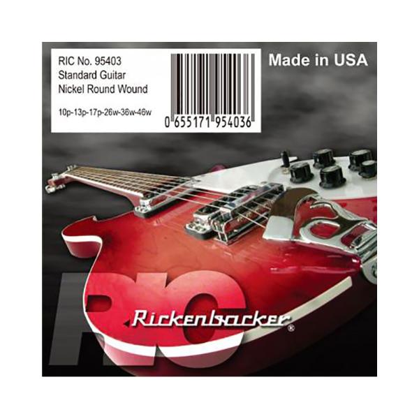 Rickenbacker Strings 95403 for Electric Guitar エレキギター弦Nickel Round Wound10p 13p 17p 26w 36w 46wRickenbackerのエレクトリック・ギター用...