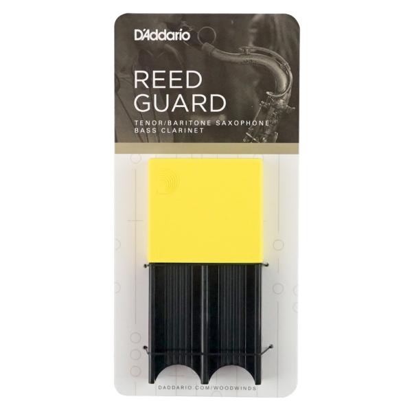 D'Addario Woodwinds/RICO DRGRD4TBYL リードガードIV テナー/バリトンサックス用 4枚収納 イエロー【リードを保護するために】リードを押さえる部分にエラストマーという素材を採用することにより、リードの先端...