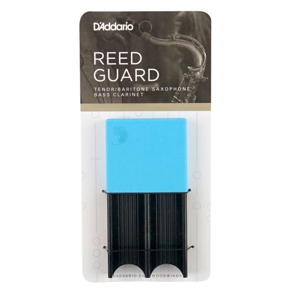 D'Addario Woodwinds/RICO DRGRD4TBBL リードガードIV テナー/バリトンサックス用 4枚収納 ブルー【リードを保護するために】リードを押さえる部分にエラストマーという素材を採用することにより、リードの先端を...