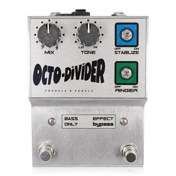 Formula B Elettronica OCTO-DIVIDER ギターエフェクターあのオクターバーを再現。段のついた大きな筐体と、レトロで近未来的な風合いのペダルで制作された、オクターブディバイダーを、オリジナルの風合いを残し、機能を...