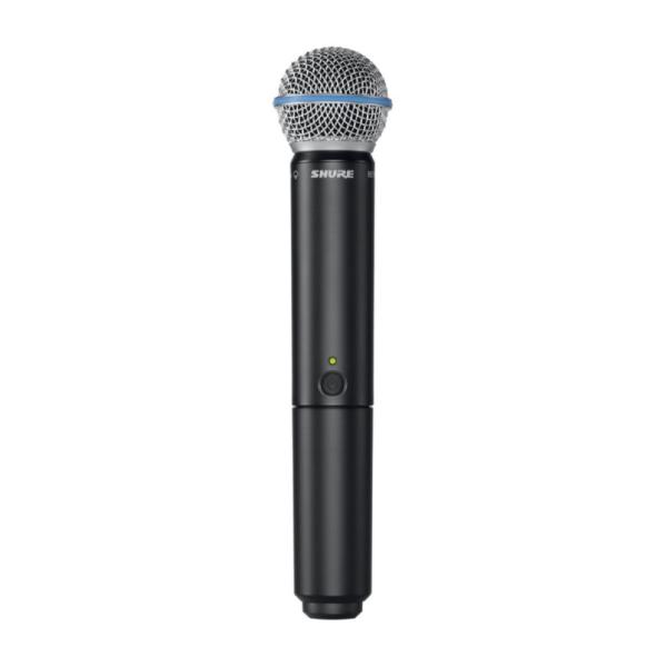 SHURE BLX2B58JB ハンドヘルド型送信機ハンドヘルド型送信機リードボーカル用に最適化され、精密なエンジニアリングが施された Beta 58A ボーカルマイクロホンなど、何十年にも渡ってミュージシャンが信頼を寄せるShure マイ...