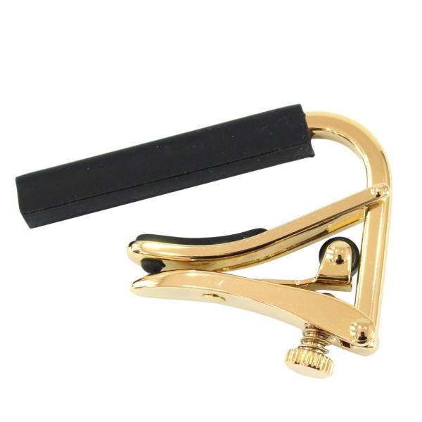 SHUBB C2g CAPO ROYALE GOLD クラシックギター用 カポタストゴールドのような輝きを放つ、ハイテックチタン仕上げの「CAPO ROYALE」シリーズ。耐久性に劣るゴールドメッキの難点を克服し、美しさと共に長年にわたり愛...