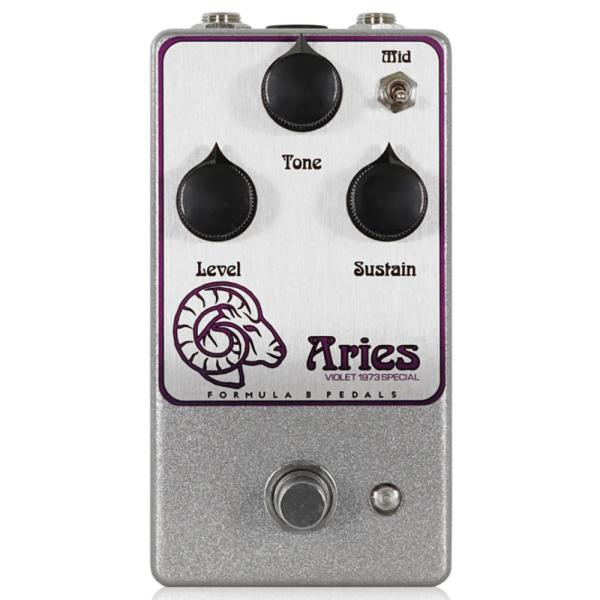 Formula B Elettronica ARIES Fuzz ファズ ギターエフェクターFormula B Elettronica ARIES Fuzzは、ヴァイオレットロゴと呼ばれる、紫色のインクでプリントされたラムズヘッドマフペダル...