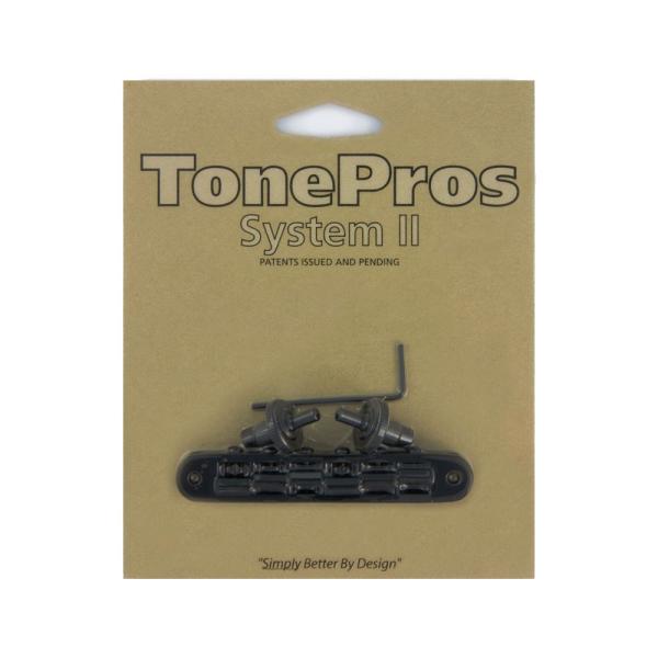 トーンプロズ ギター ブリッジ TP6-B Standard Tuneomatic Bridge ブラック ギター用ブリッジ TonePros。※サイズ間違いなどがございませんように、サイズを測ってからのご注文をお願い致します。※ギターパー...