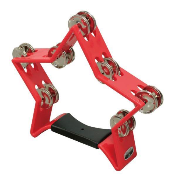 タンバリン 楽器 キクタニ KIKUTANI MX-5 RED 星形タンバリン。MX-5は7か所2列の14枚のジングル仕様です。ジングルはスチール製、歯切れの良い明るいサウンドが特徴。タンバリンを左右に振ると綺麗なシャリシャリした音を奏でま...